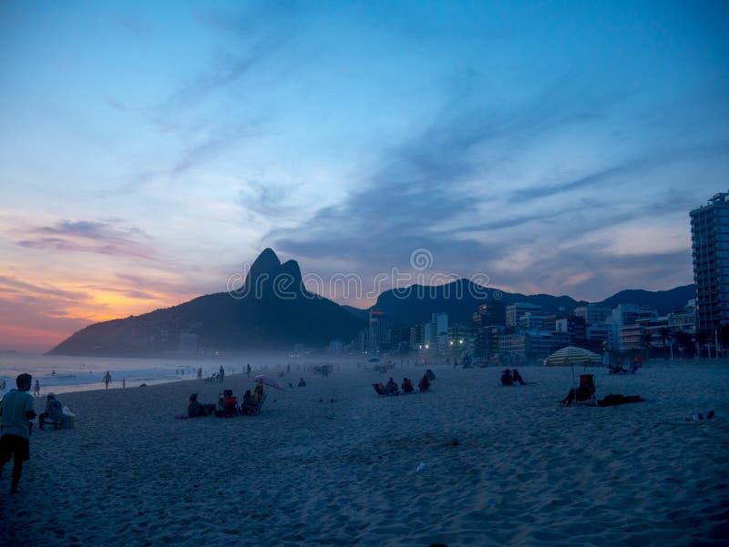 Ipanema Beach in Rio De Janeiro Editorial Photo - Image of janeiro ...