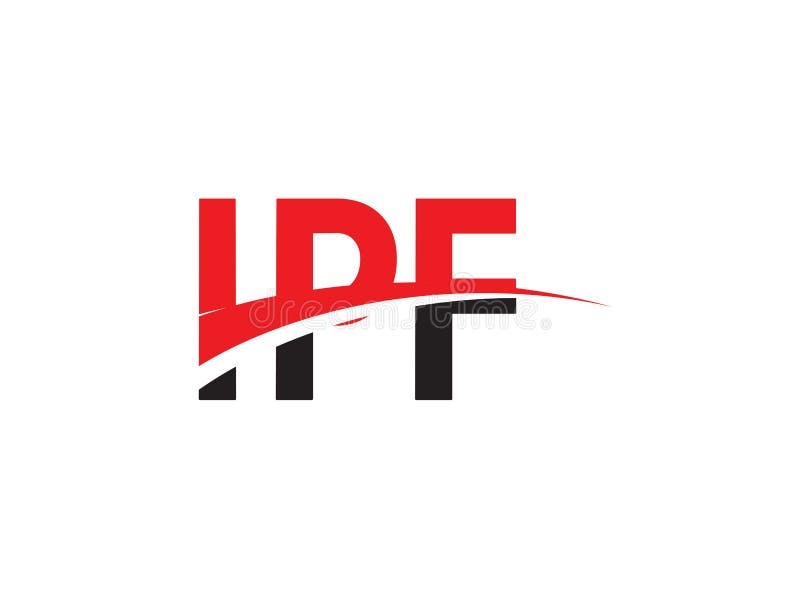 IPF Letter Initial Logo Design Vector Illustration Stock Vector ...