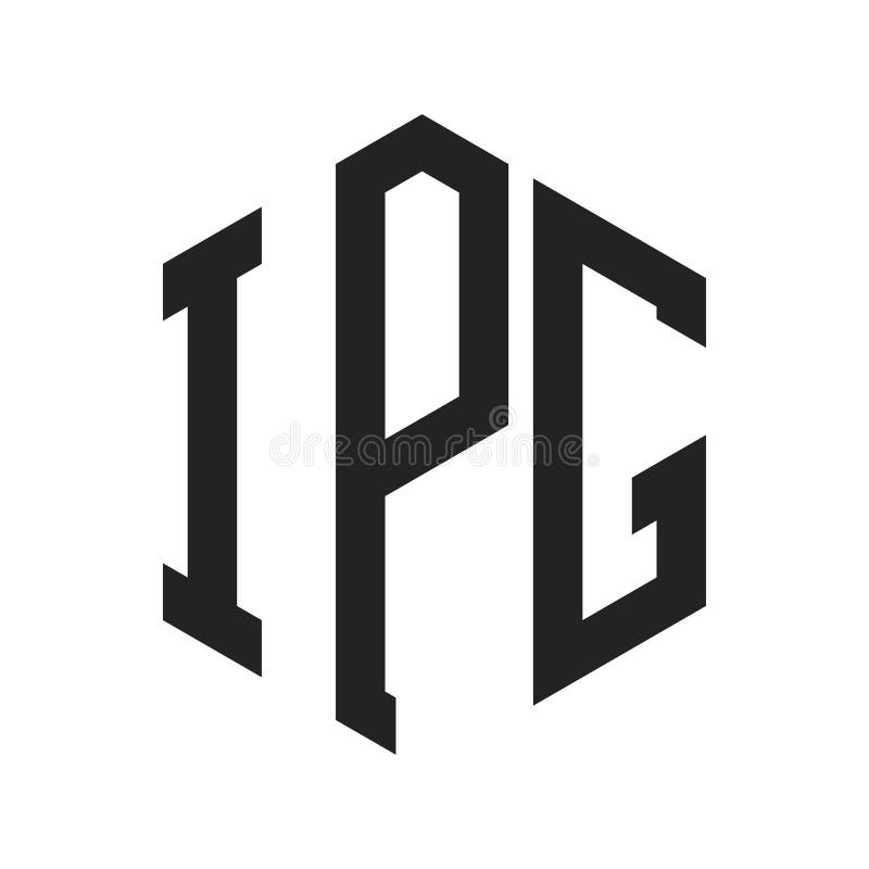 IPG Logo Design. Initial Letter IPG Monogram Logo Using Hexagon Shape ...
