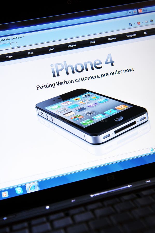 Iphone 4 editorial stock photo. Image of camera, game - 19770938