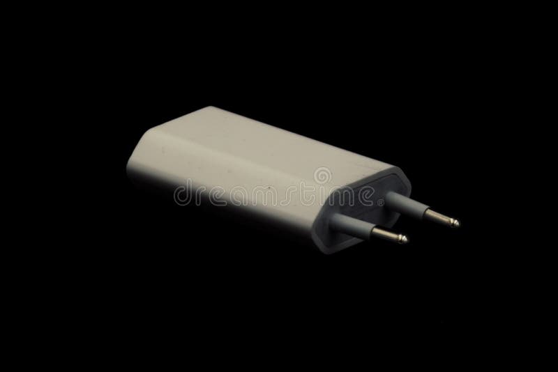 IPhone Adapter for Wall Socket EU Type. Stock Photo - Image of head ...