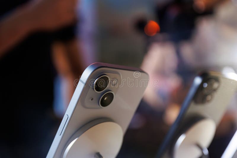 Iphone 15 from the Back. Tripe and Double Iphone 15 Pro Titanium Camera ...