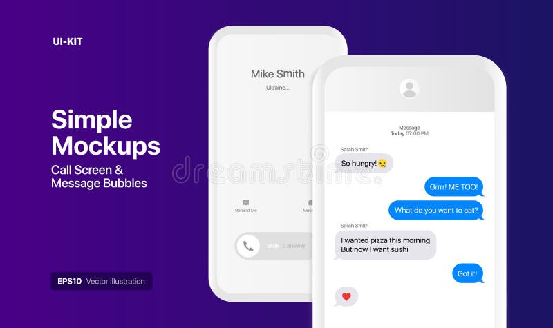 IPhone Call Screen. Interface. Accept Button, Decline Button. Incoming ...