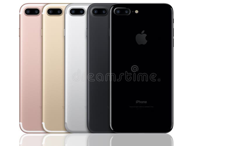 Iphone 7 stock image. Image of fingerprint, home, isolated - 78328389