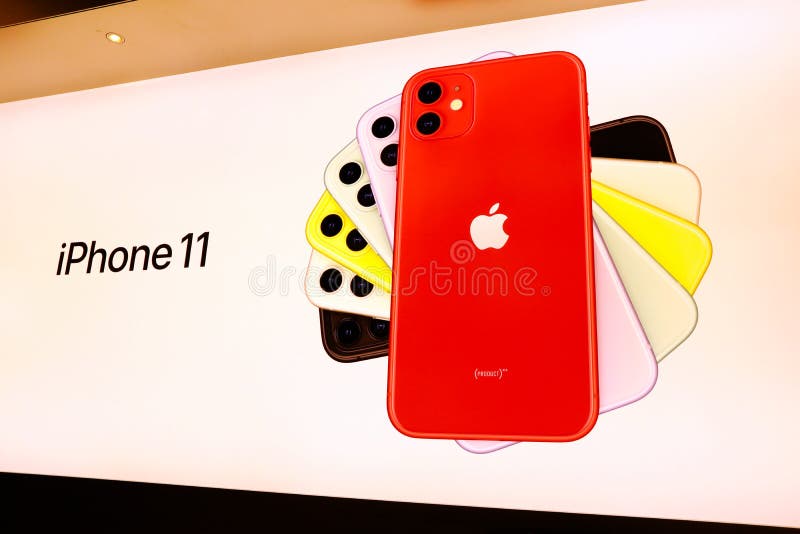 IPhone 11 Inside the Apple Store Editorial Image - Image of cellphone ...