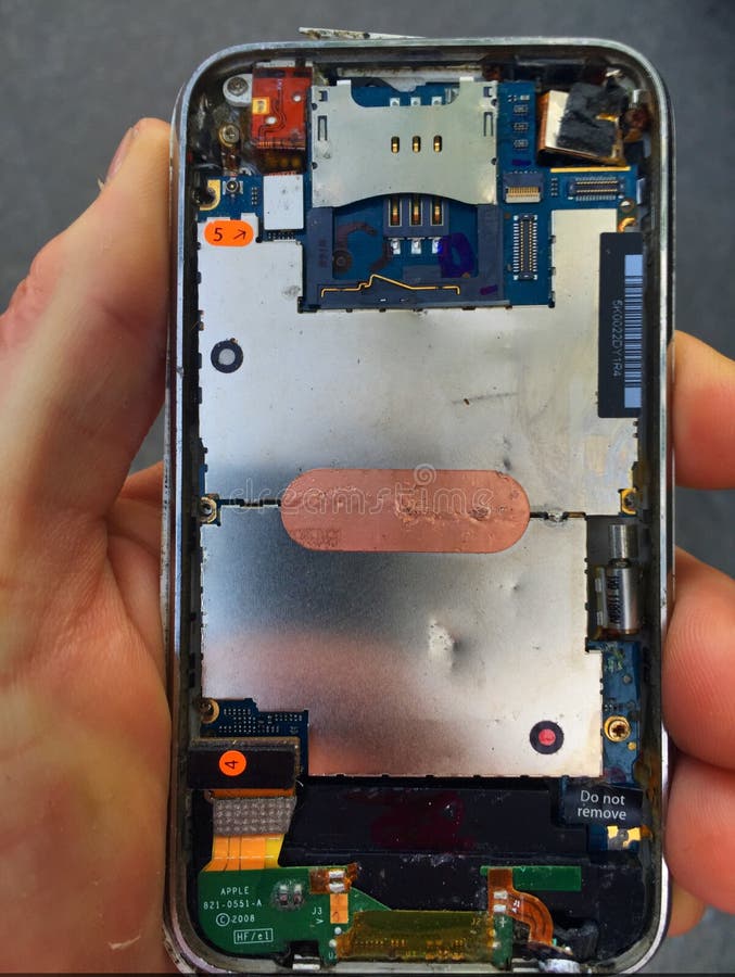 IPhone stock photo. Image of pieces, view, internal, iphone - 66423674