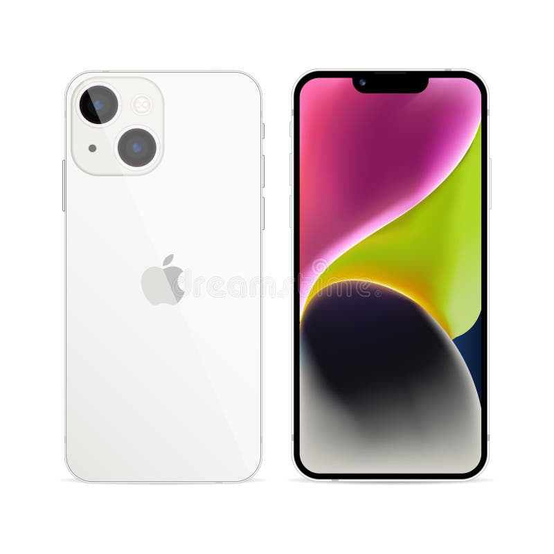 IPhone 14 and IPhone 14 Plus in Starlight Color. Touch Screen. World ...