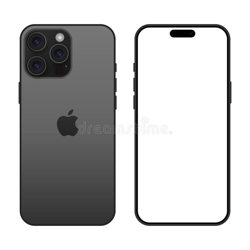 IPhone 16 Pro Black Titanium Editorial Stock Photo - Illustration of ...