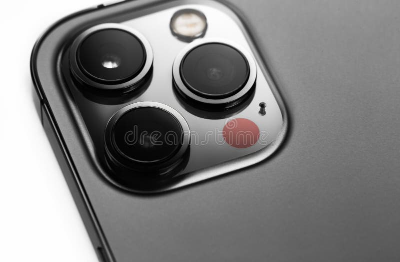 IPhone 12 Pro Max Rear Panel-cover Macro, Triple Rear Camera with LIDAR ...
