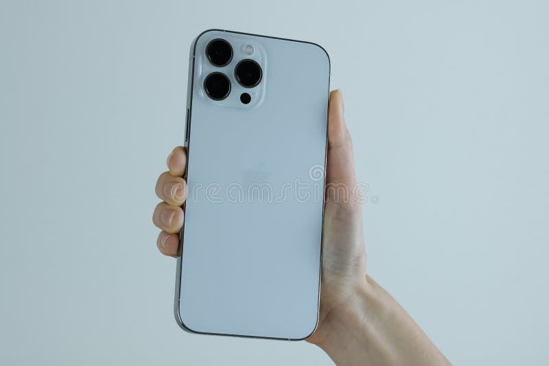 IPhone 13 Pro Max in Silver Editorial Photography - Image of editorial ...