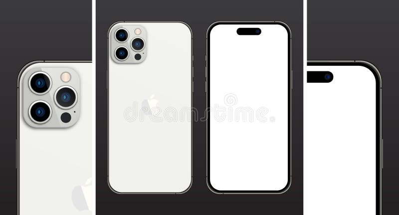Iphone 14 Pro Mockup. Iphone 14 Realistic Vector. Smartphone Mockup ...