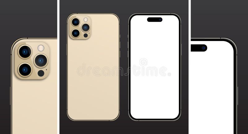 Iphone 14 Pro Mockup. Iphone 14 Realistic Vector. Smartphone Mockup ...