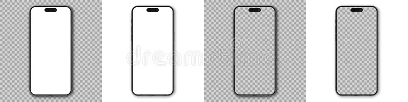 Iphone 14, 14 Pro Set Mockup. Smartphone Model with Shadow on ...