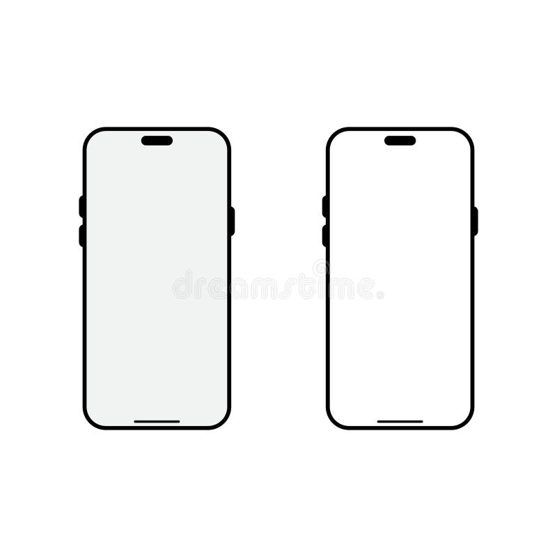 Iphone Smartphone Device Black Mockup Template. Phone for Ad Campaigns ...