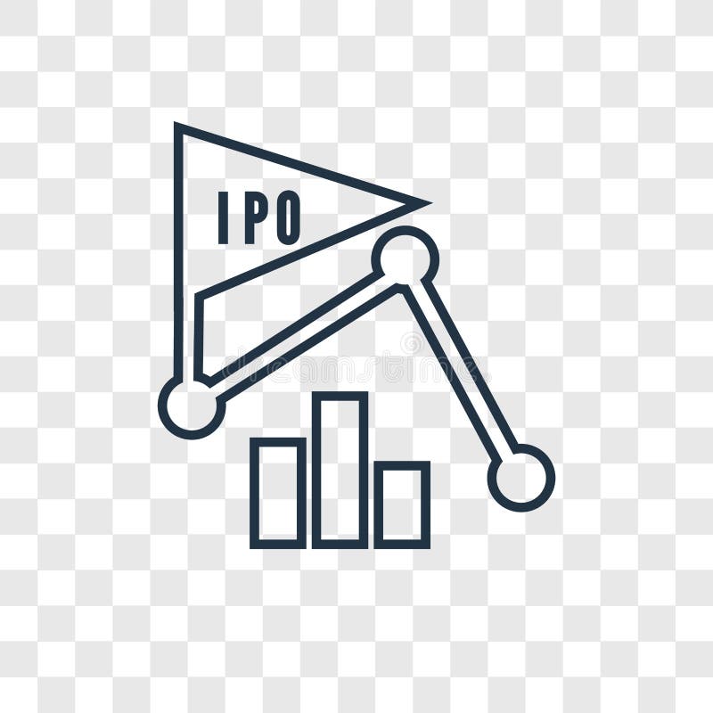 Ipo Concept Vector Linear Icon Isolated on Transparent Background, Ipo ... Ipo Concept Vector Linear Icon Isolated on Transparent Background, Ipo ...