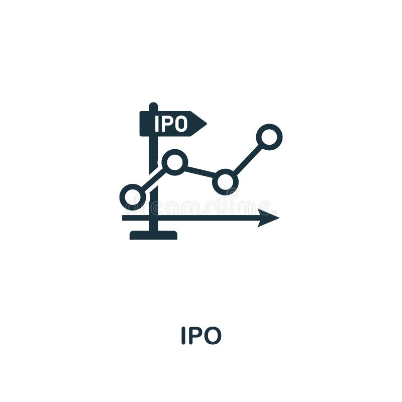 IPO Icon. Premium Style Design from Startup Icon Collection. UI and UX ...