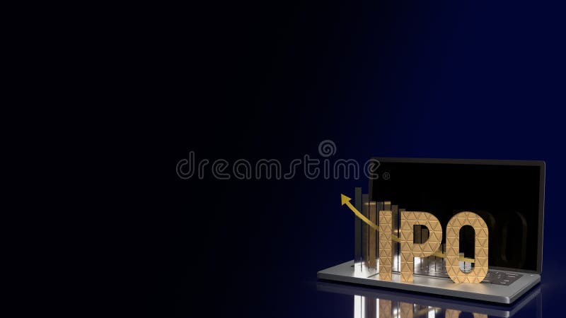 The Ipo or Initial Public Offering for Business Concept 3d Rendering ...