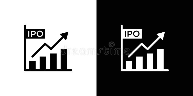 IPO Initial Public Offering Icon Logo Set Vector Stock Vector ...