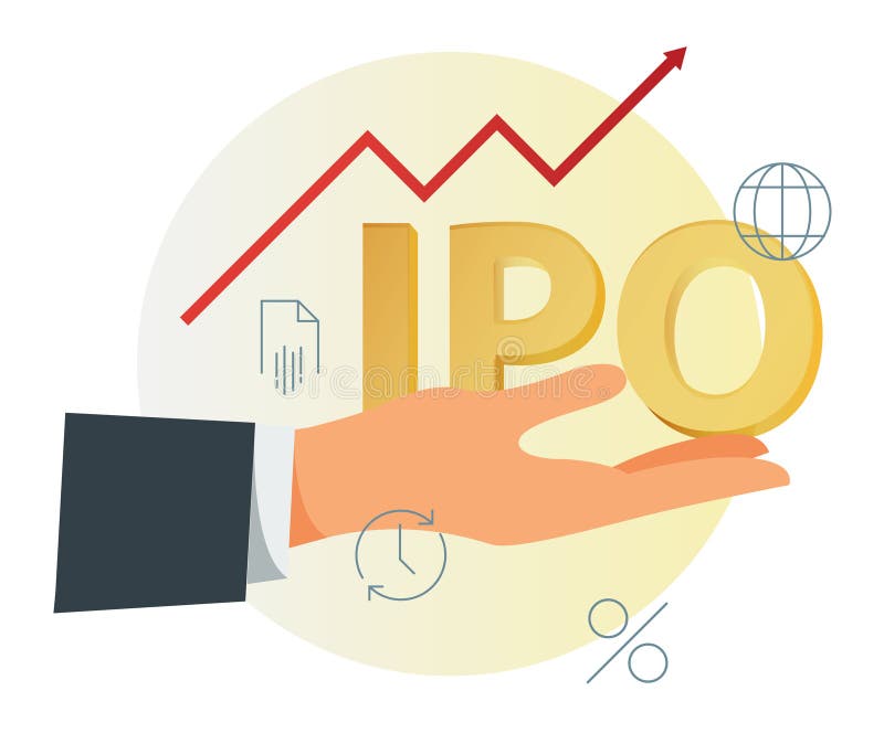 IPO Initial Public Offering - Stock Illustration Stock Illustration ...