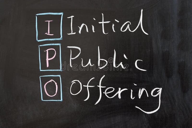Initial Public Offering & X28;IPO& X29; or Stock Market Launch Concept ...