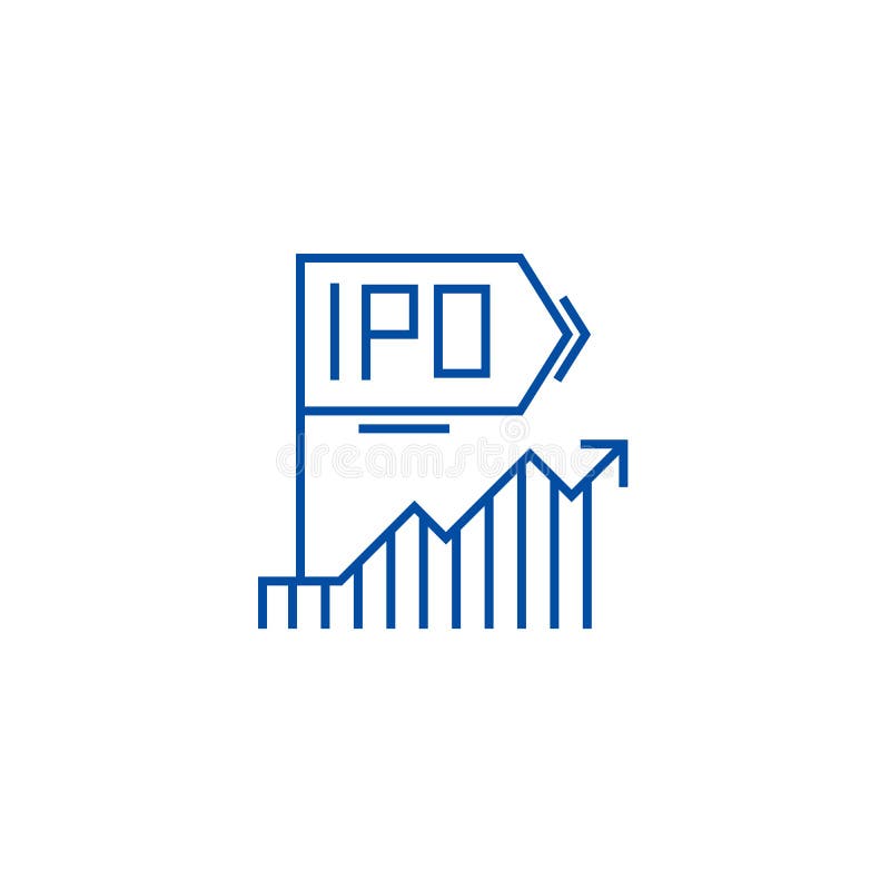 Ipo Line Icon Concept. Ipo Flat Vector Symbol, Sign, Outline ...