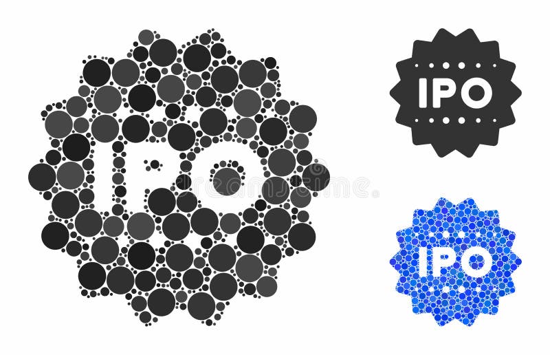 IPO Token Composition Icon of Spheric Items Stock Vector - Illustration ...