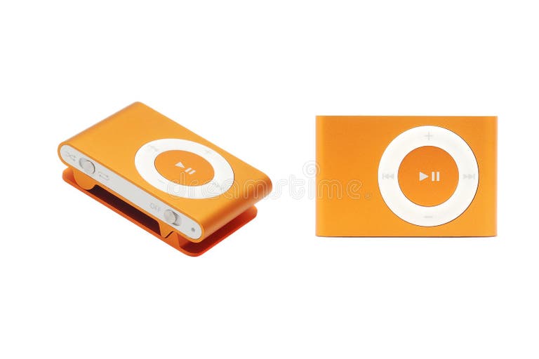 IPod editorial photo. Image of orange, white, gadget - 21772221