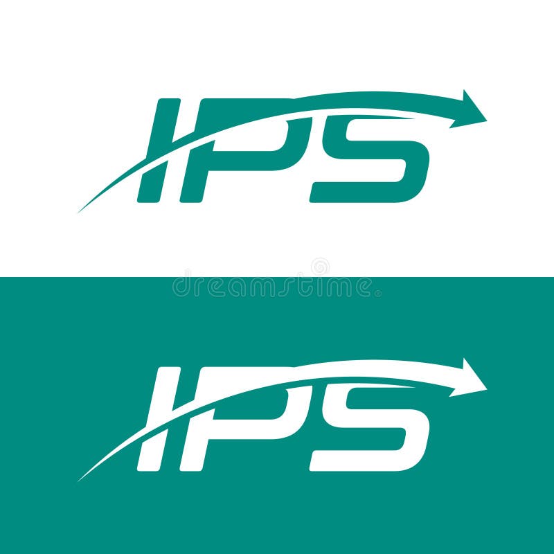 IPS Letter Logo Design Vector Stock Vector - Illustration of alphabet ...