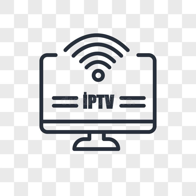 Iptv Vector Icon Isolated on Transparent Background, Iptv Logo Design ...