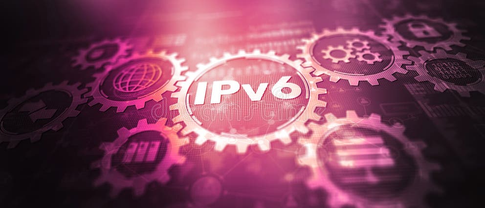 IPV6. New Version of the Internet Protocol Stock Illustration ...