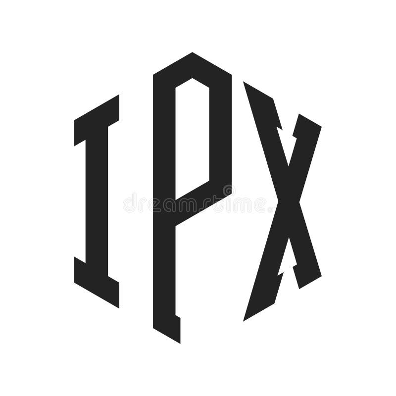 IPX Logo Design. Initial Letter IPX Monogram Logo Using Hexagon Shape ...