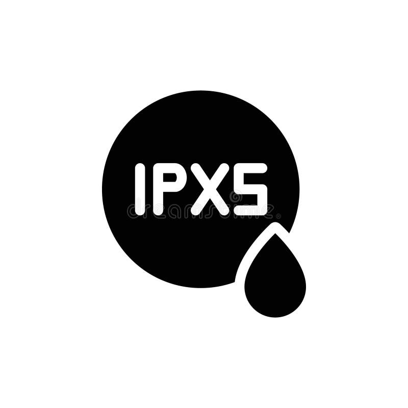 Ipx5 Waterproof Icon Web Design in Vector Stock Vector - Illustration ...