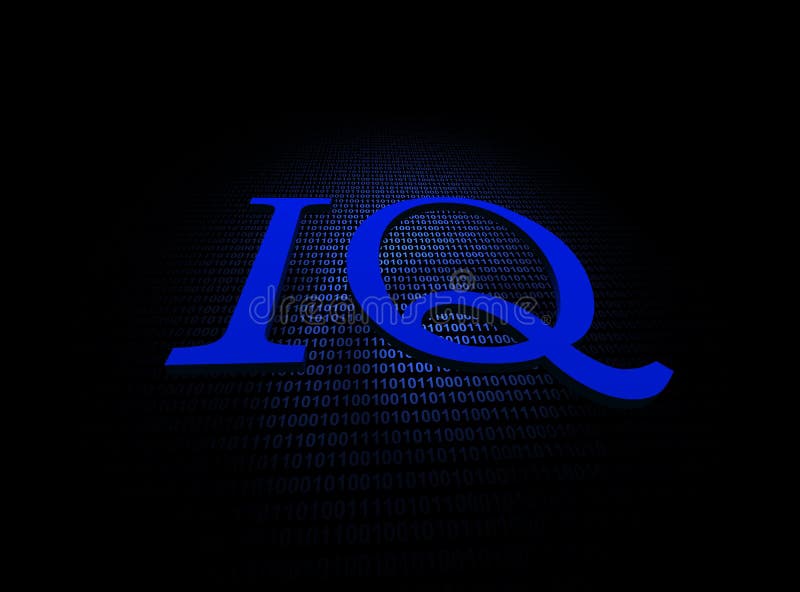 IQ intelligence stock illustration. Illustration of literae - 13006166