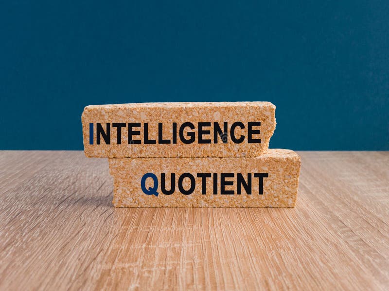IQ Intelligence Quotient Symbol. Concept Words IQ Intelligence Quotient ...
