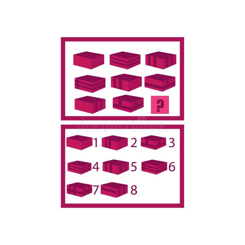 IQ Test. Choose Correct Answer. Logical Task, Educational Game for Kids ...