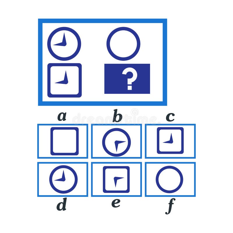 IQ Test. Choose Correct Answer. Logical Task, Educational Game for Kids ...