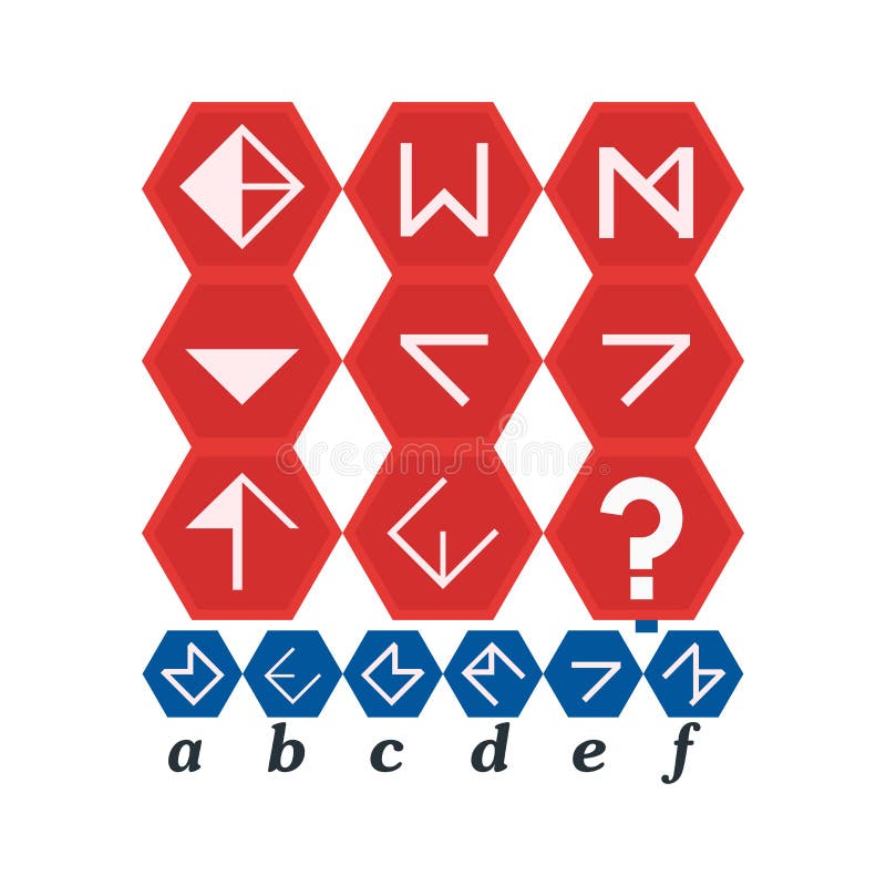 IQ Test. Choose Correct Answer. Logical Task, Educational Game for Kids ...