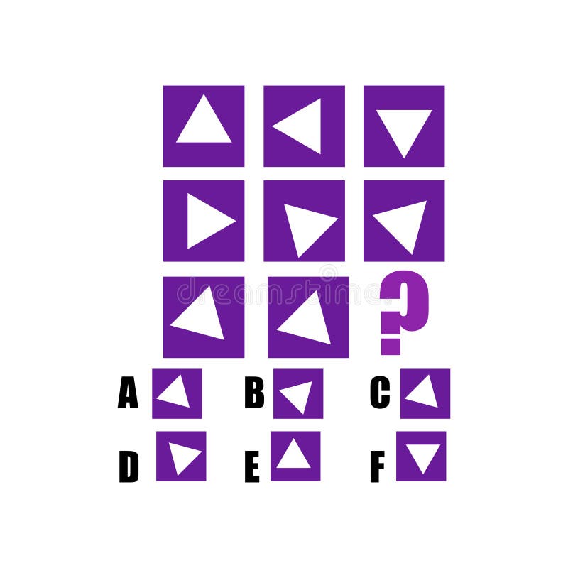 IQ Test. Choose Correct Answer. Logical Task, Educational Game for Kids ...