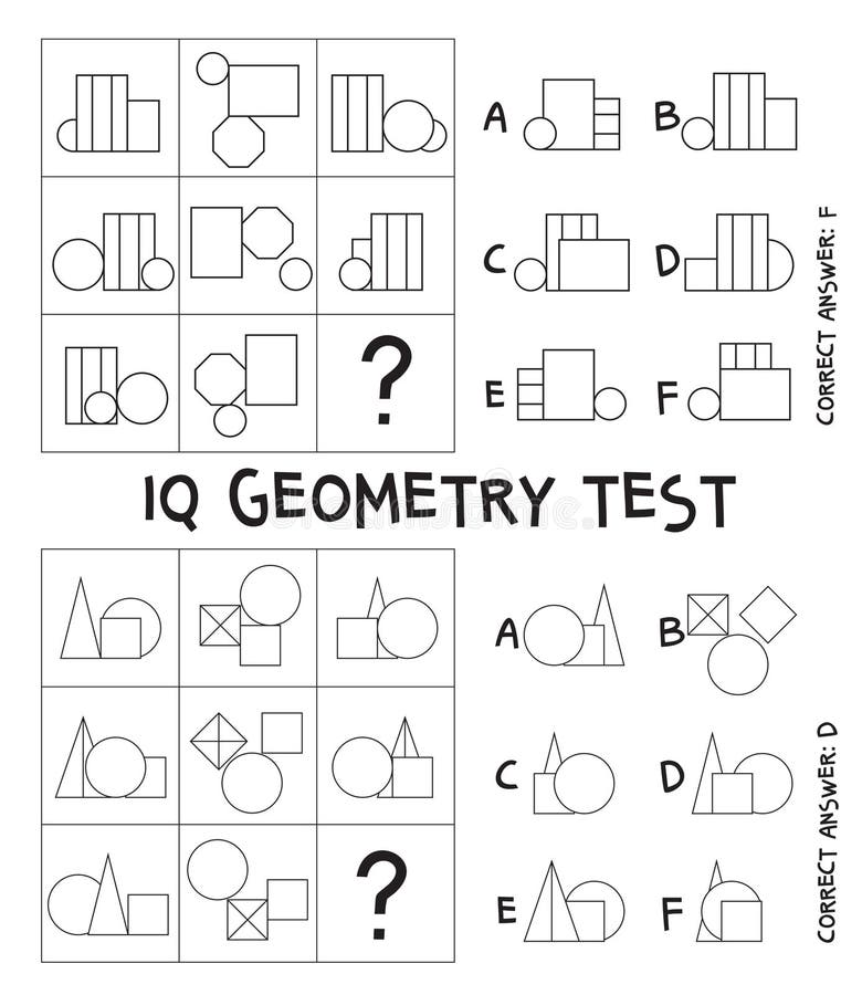 IQ Test. Geometric Shapes. Top and Side Projection. Logical Tasks ... IQ Test. Geometric Shapes. Top and Side Projection. Logical Tasks ...