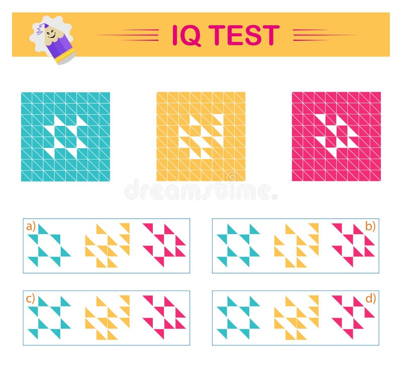 IQ Test, Intelligence Puzzle, Logic Question. Find the Correct Answer ...