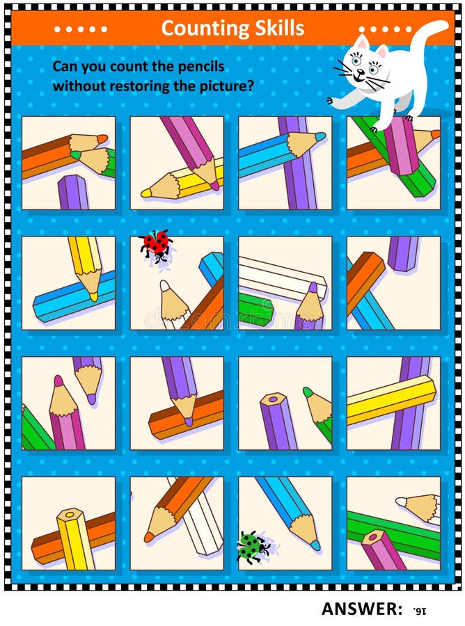Visual Puzzle Kids Stock Illustrations – 17,580 Visual Puzzle Kids ...