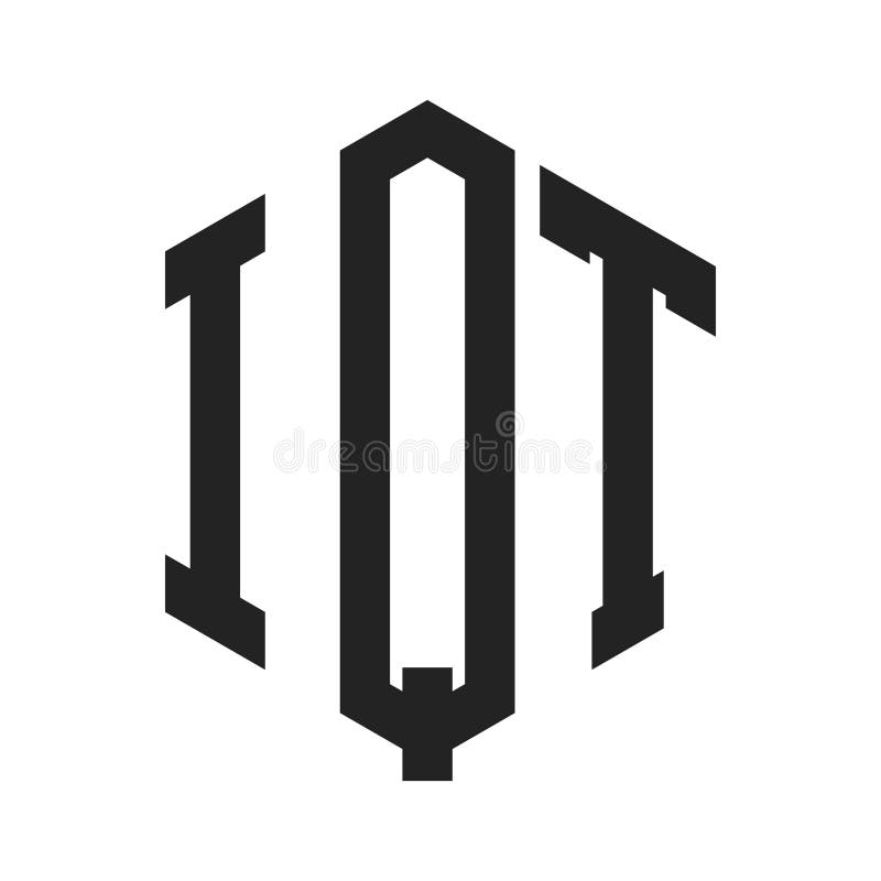 IQT Logo Design. Initial Letter IQT Monogram Logo Using Hexagon Shape ...