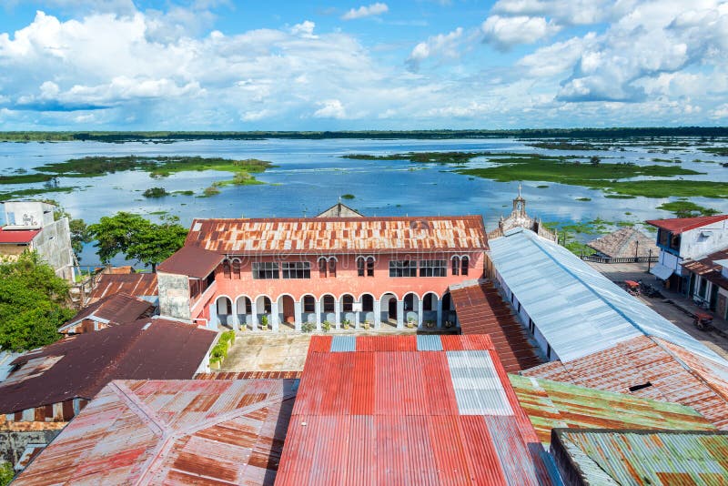 Iquitos City And River View Stock Photo - Image of rainforest, peruvian ...