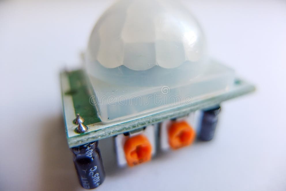 IR Motion Sensor Load Switch. Stock Photo - Image of microcontroller ...