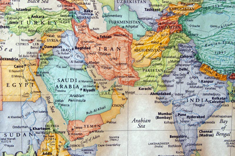 Iran Oman Map Stock Photos - Free & Royalty-Free Stock Photos from ...
