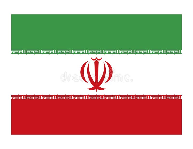 Iran country flag stock vector. Illustration of isolated - 232608799