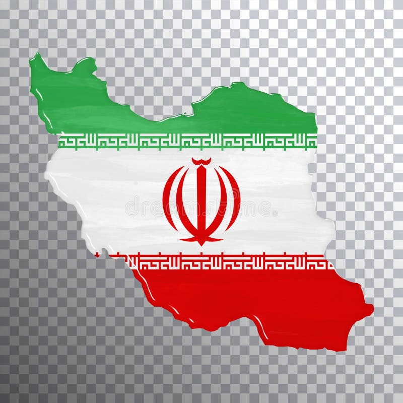 Iran Map on Transparent Background Stock Vector - Illustration of ...