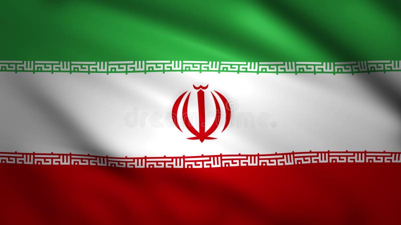 Iran flag waving animation stock footage. Video of independence - 260155820