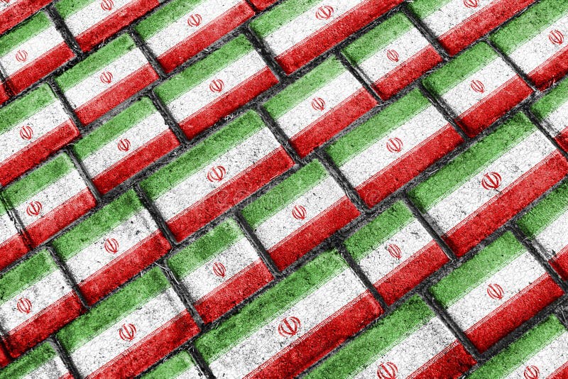 Iran Flag Urban Grunge Pattern Stock Illustration - Illustration of ...