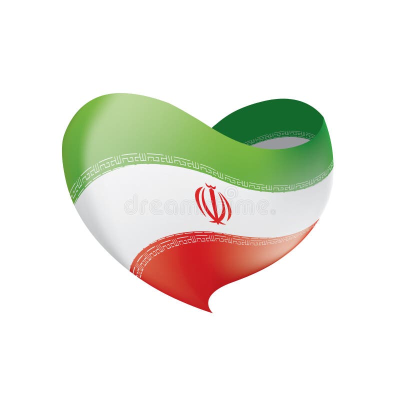 Iran Flag, Vector Illustration Stock Vector - Illustration of flag ...